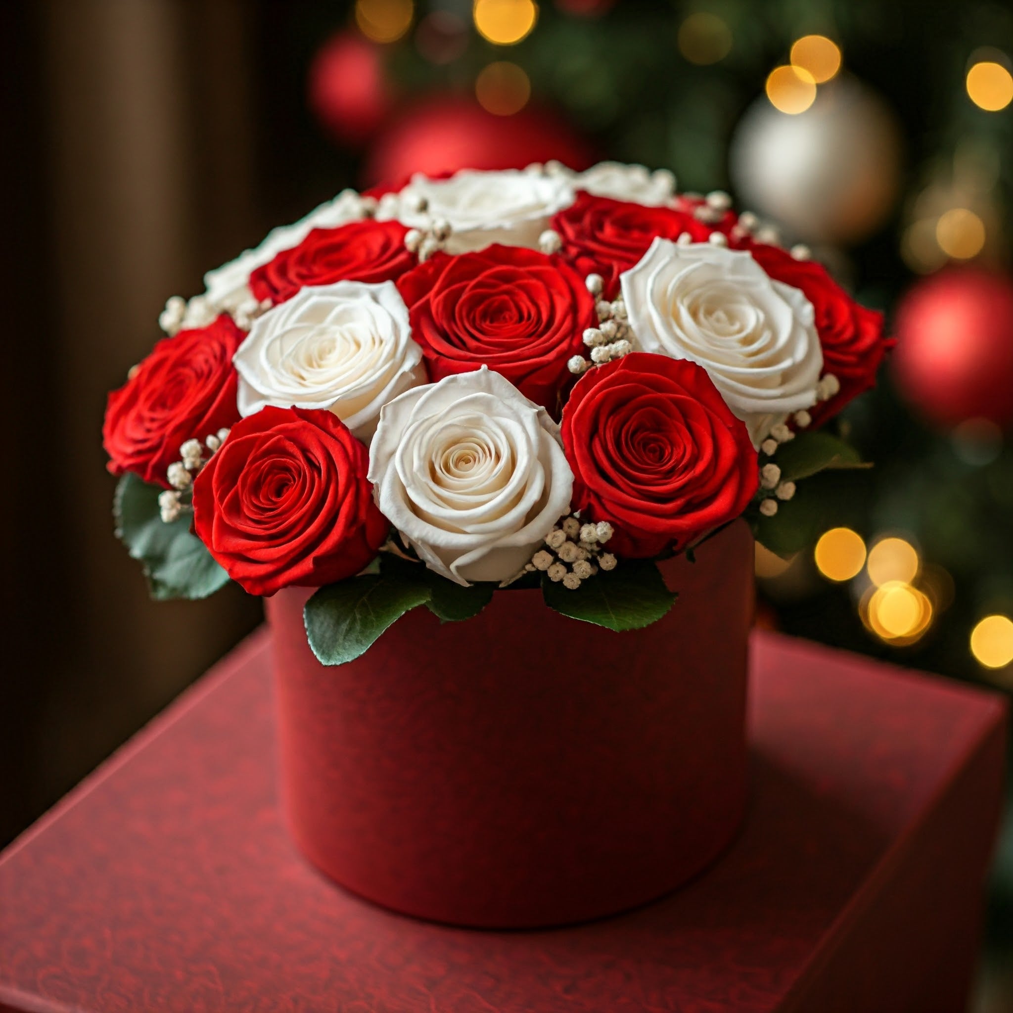 Preserved or Infinity roses in Dubai | Long-Lasting Christmas Gifts ...